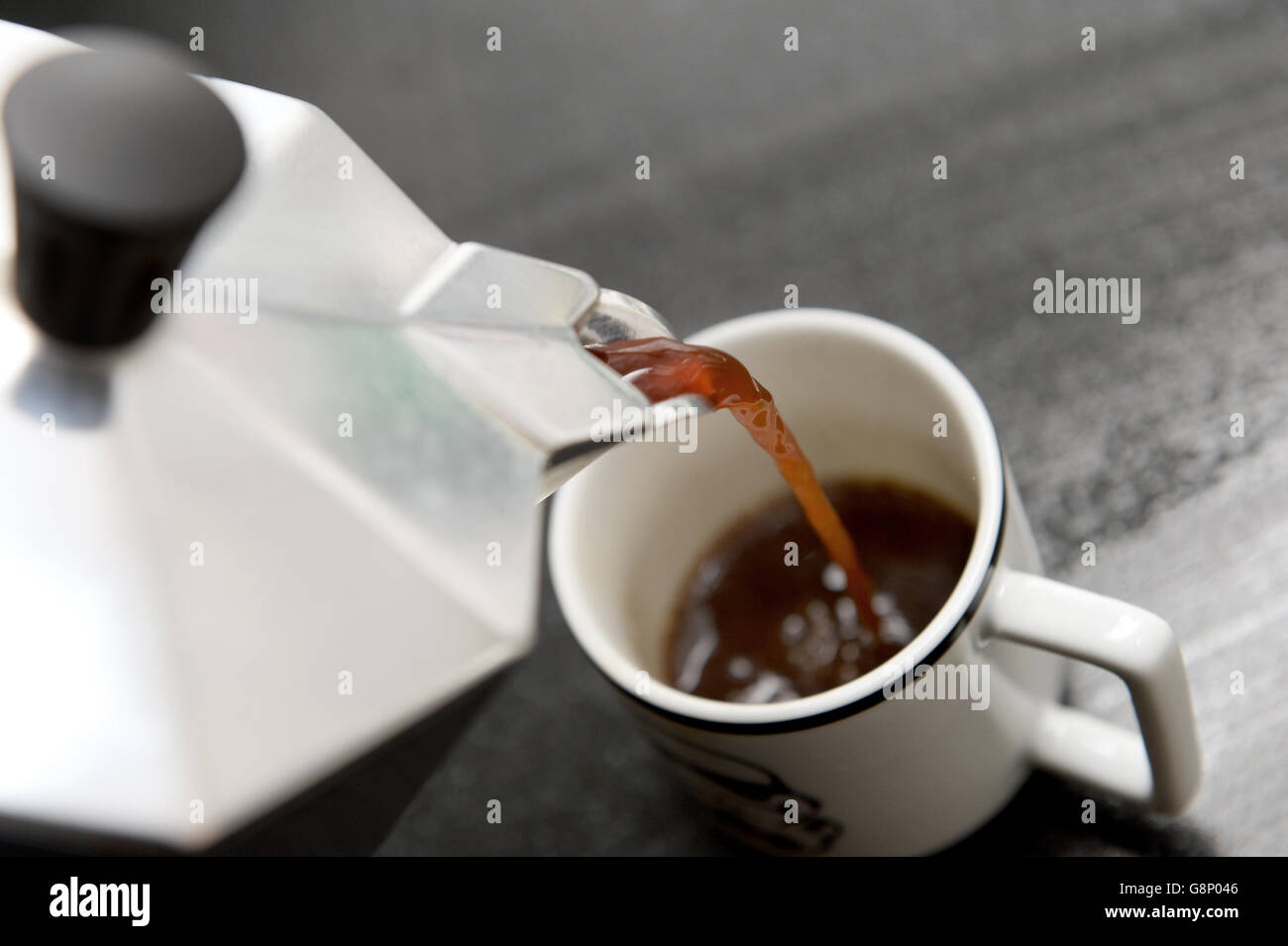 Process pouring coffee from maker hi-res stock photography and images ...