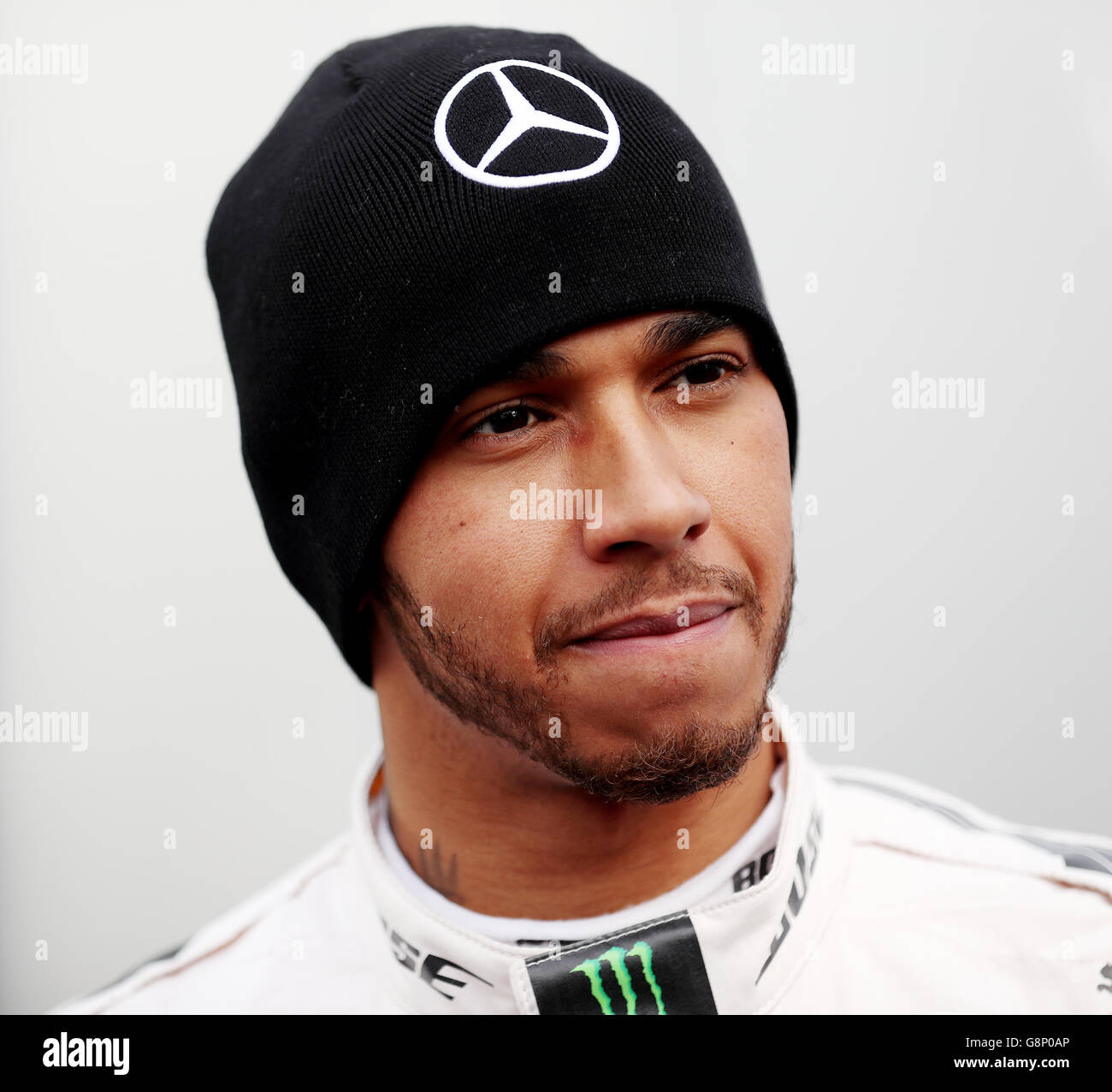 Mercedes Lewis Hamilton during day one of testing at the Circuit de ...
