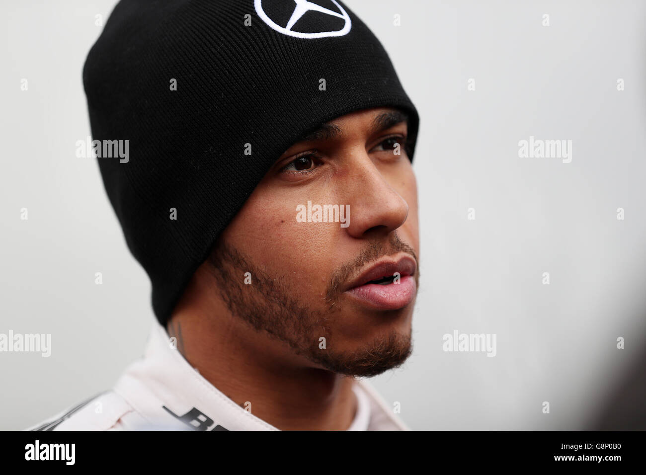 Mercedes Lewis Hamilton during day one of testing at the Circuit de ...
