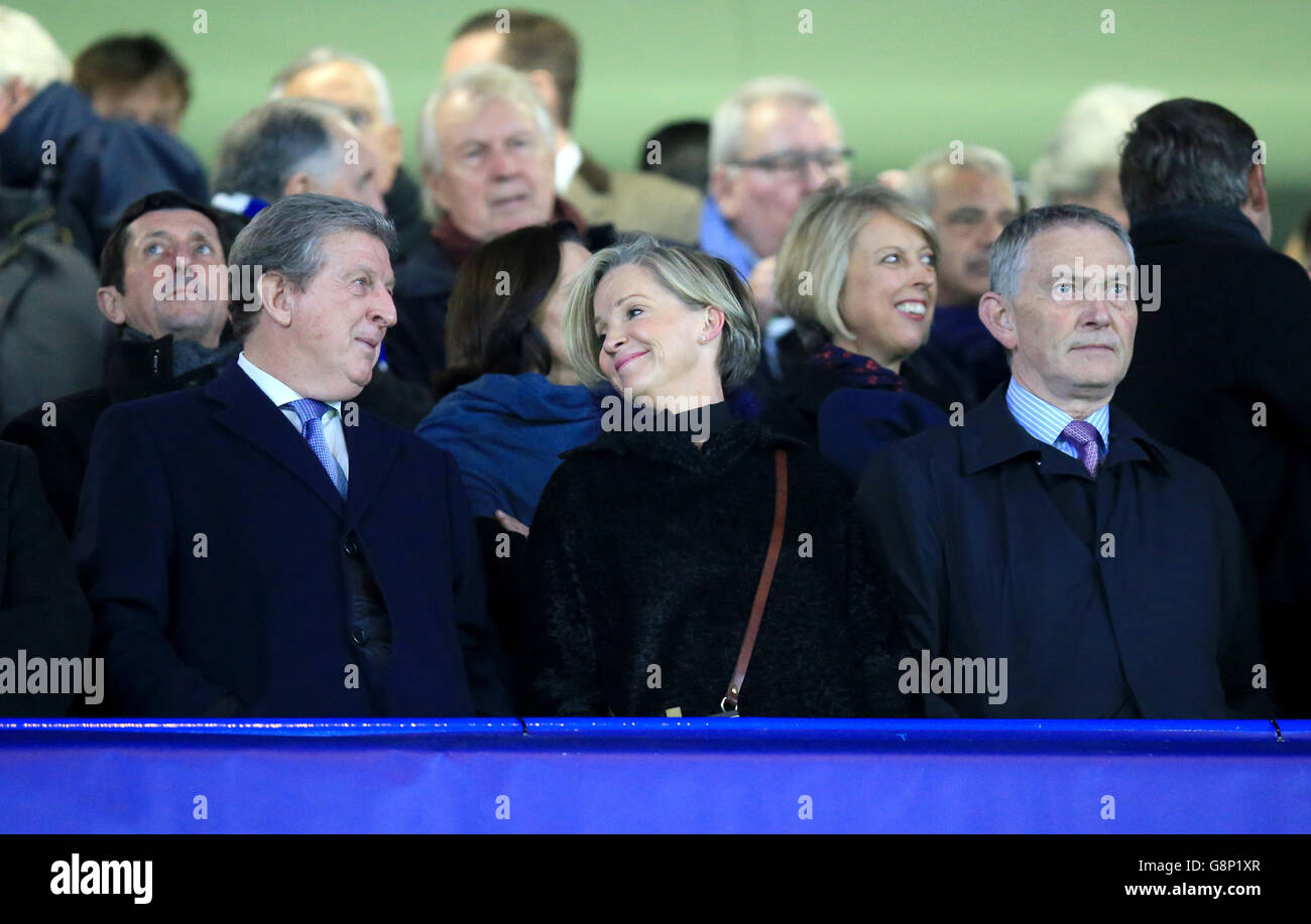 Catherine scudamore chairman premier league richard scudamore in stands ...