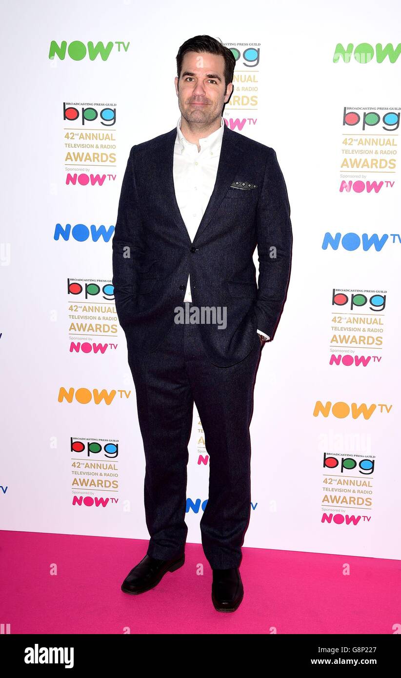 Rob Delaney attends the 42nd Broadcasting Press Guild Awards (BPG) at ...