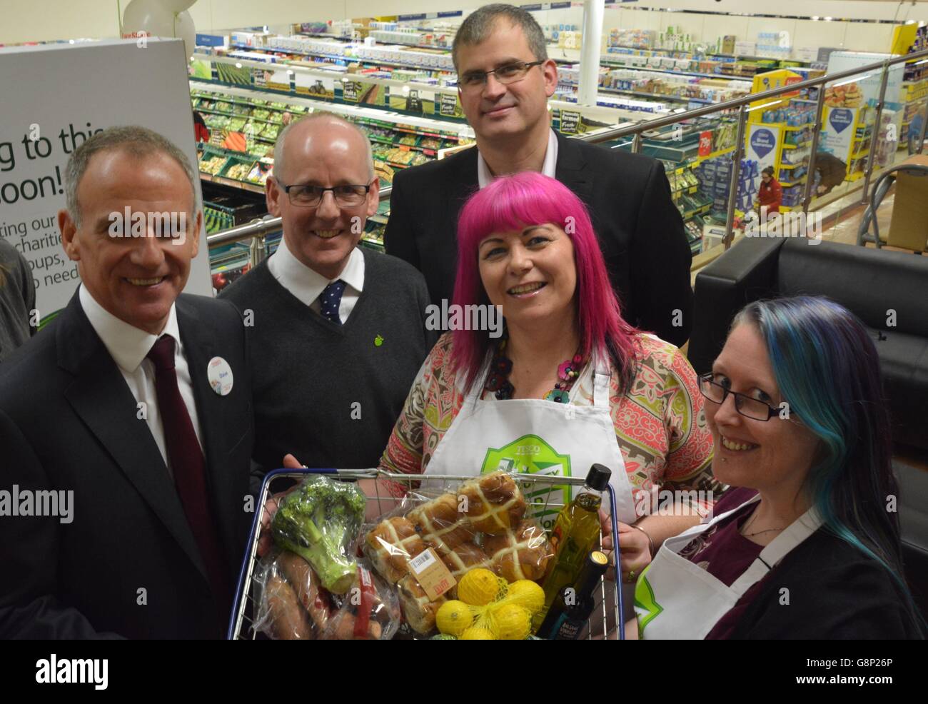 Tesco commits to redistributing all food waste Stock Photo - Alamy