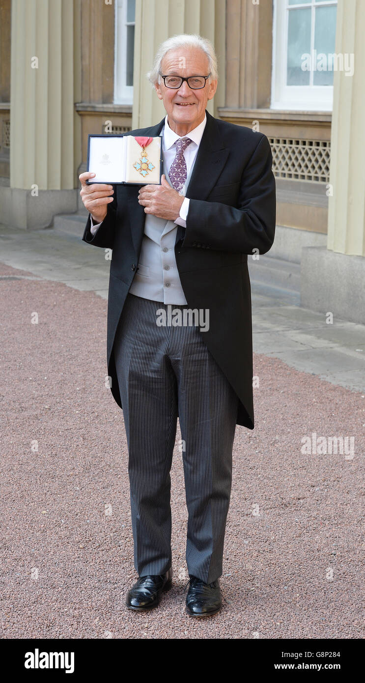 Dr Iain Douglas Hamilton holds his Commander of the Order of the ...