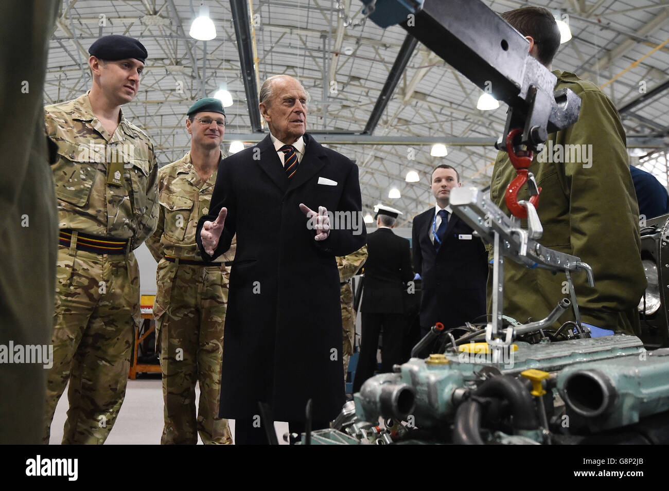 Royal visit to reme barracks hi-res stock photography and images - Alamy