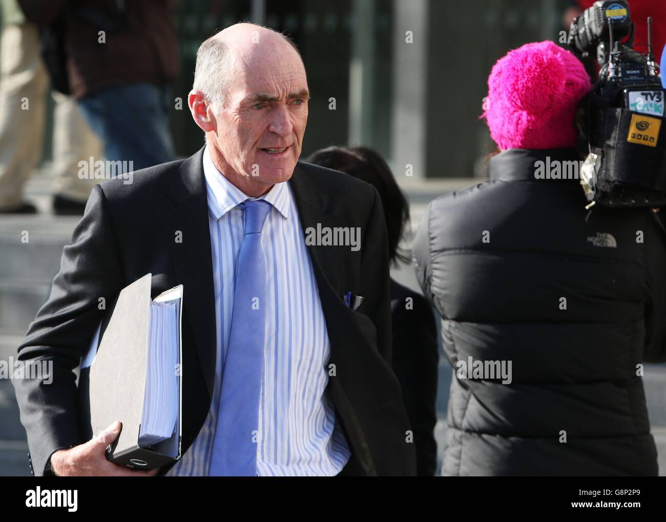 Anglo Irish Bank court case Stock Photo - Alamy