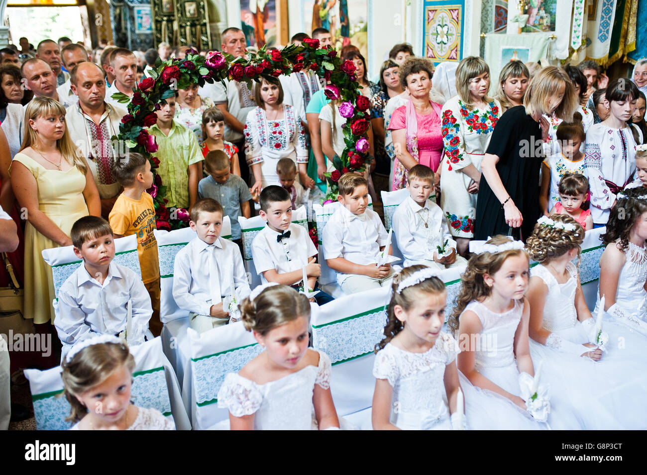 Ukraine child communion hi-res stock photography and images - Alamy