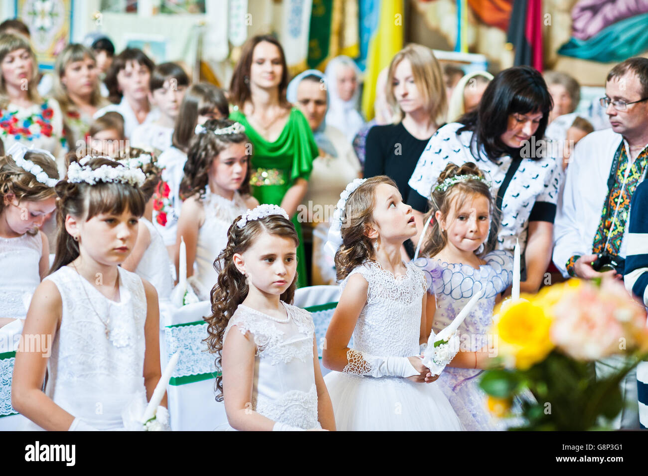 Ukraine child communion hi-res stock photography and images - Alamy
