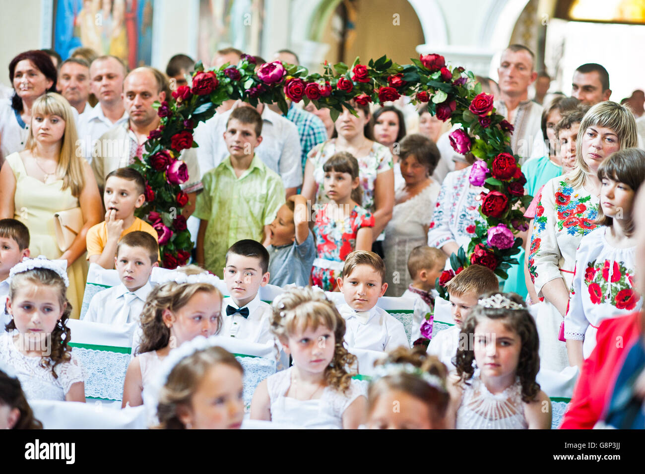 Ukraine child communion hi-res stock photography and images - Alamy
