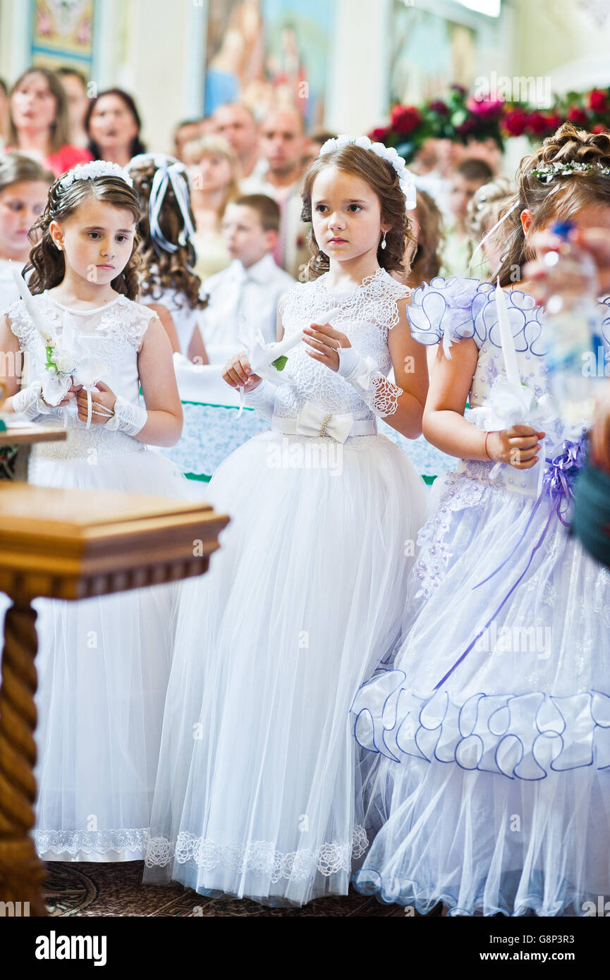 Ukraine child communion hi-res stock photography and images - Alamy