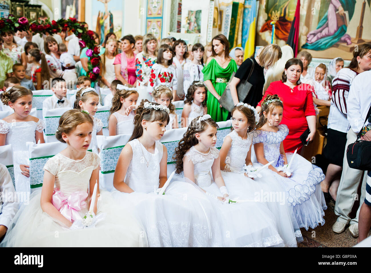 Ukraine child communion hi-res stock photography and images - Alamy