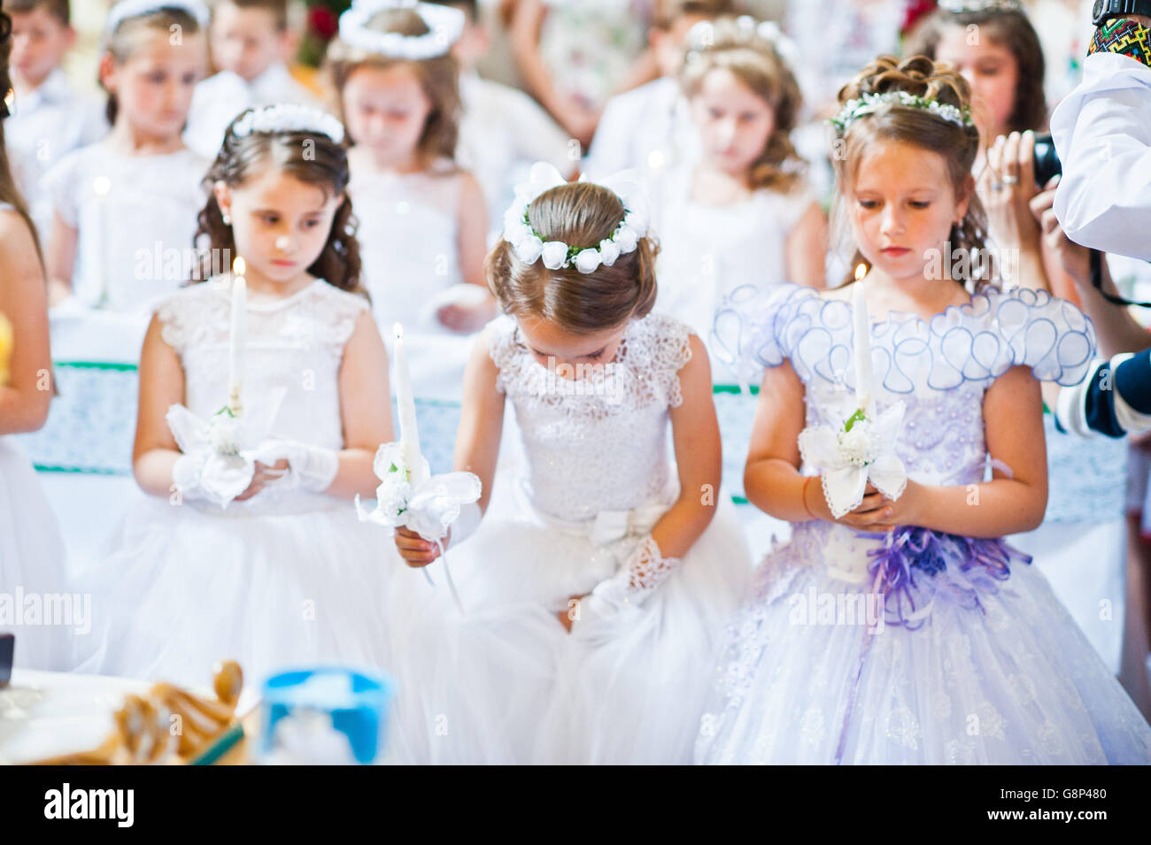 Ukraine child communion hi-res stock photography and images - Alamy
