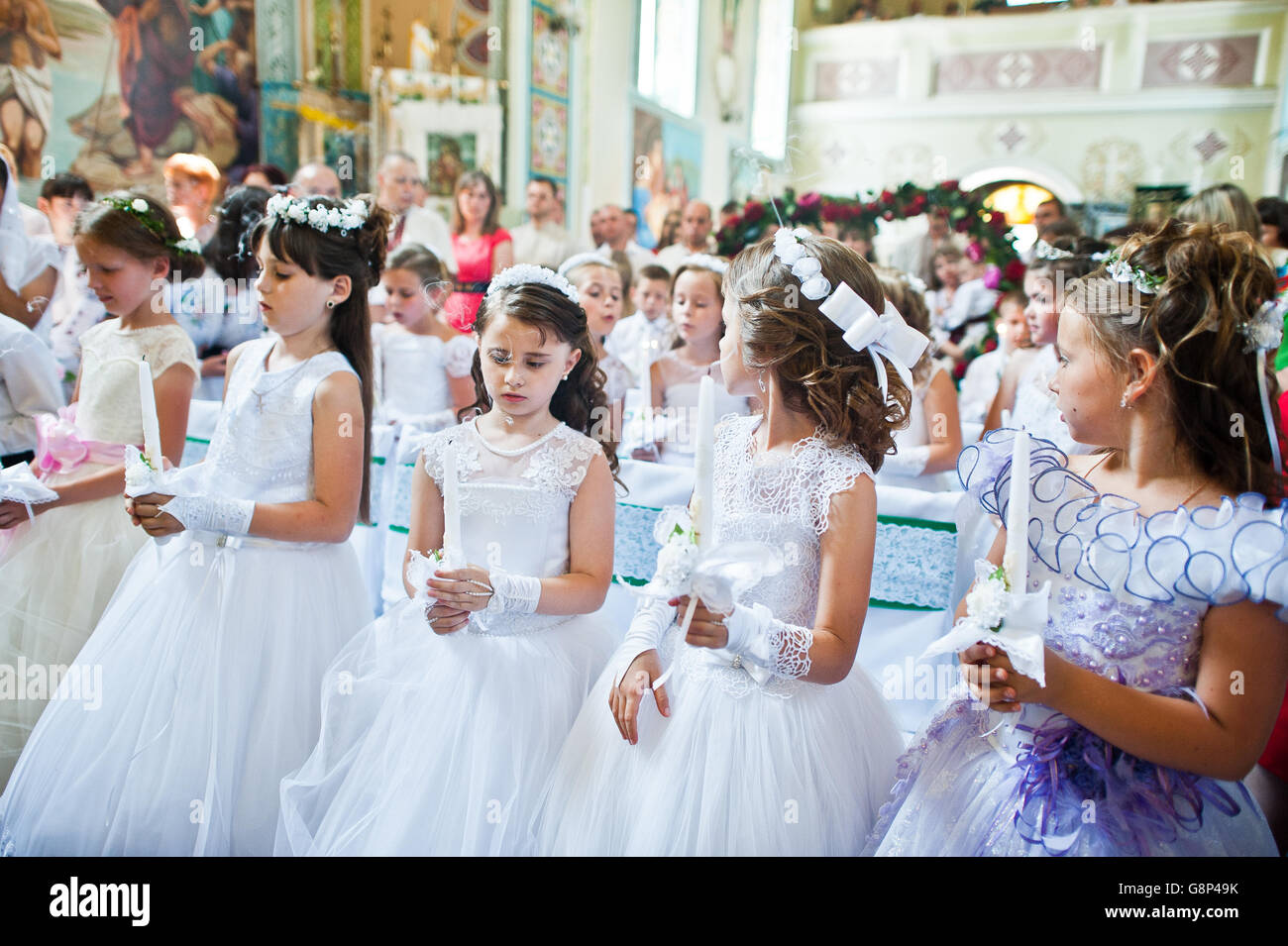 Ukraine child communion hi-res stock photography and images - Alamy