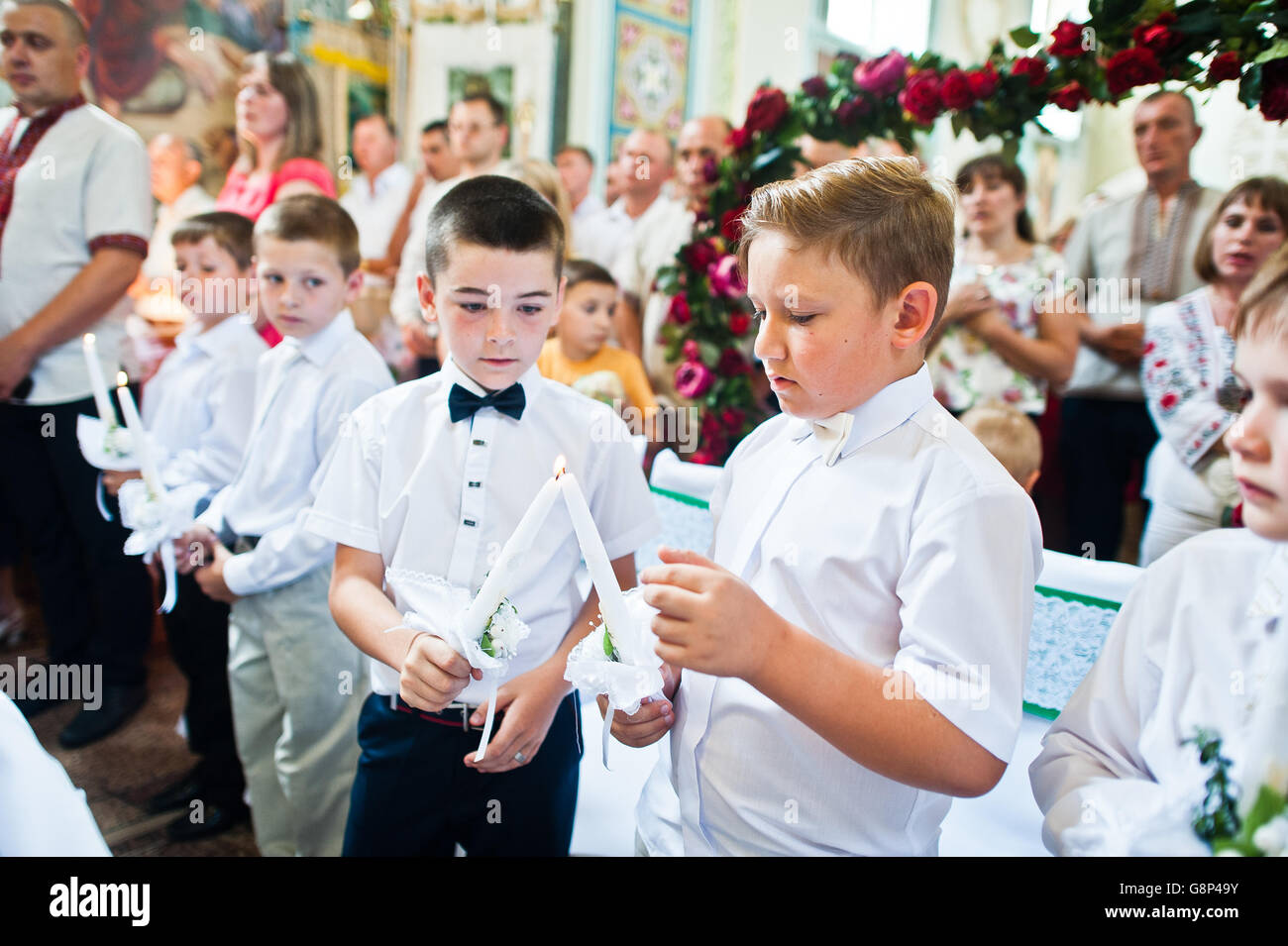 Ukraine child communion hi-res stock photography and images - Alamy