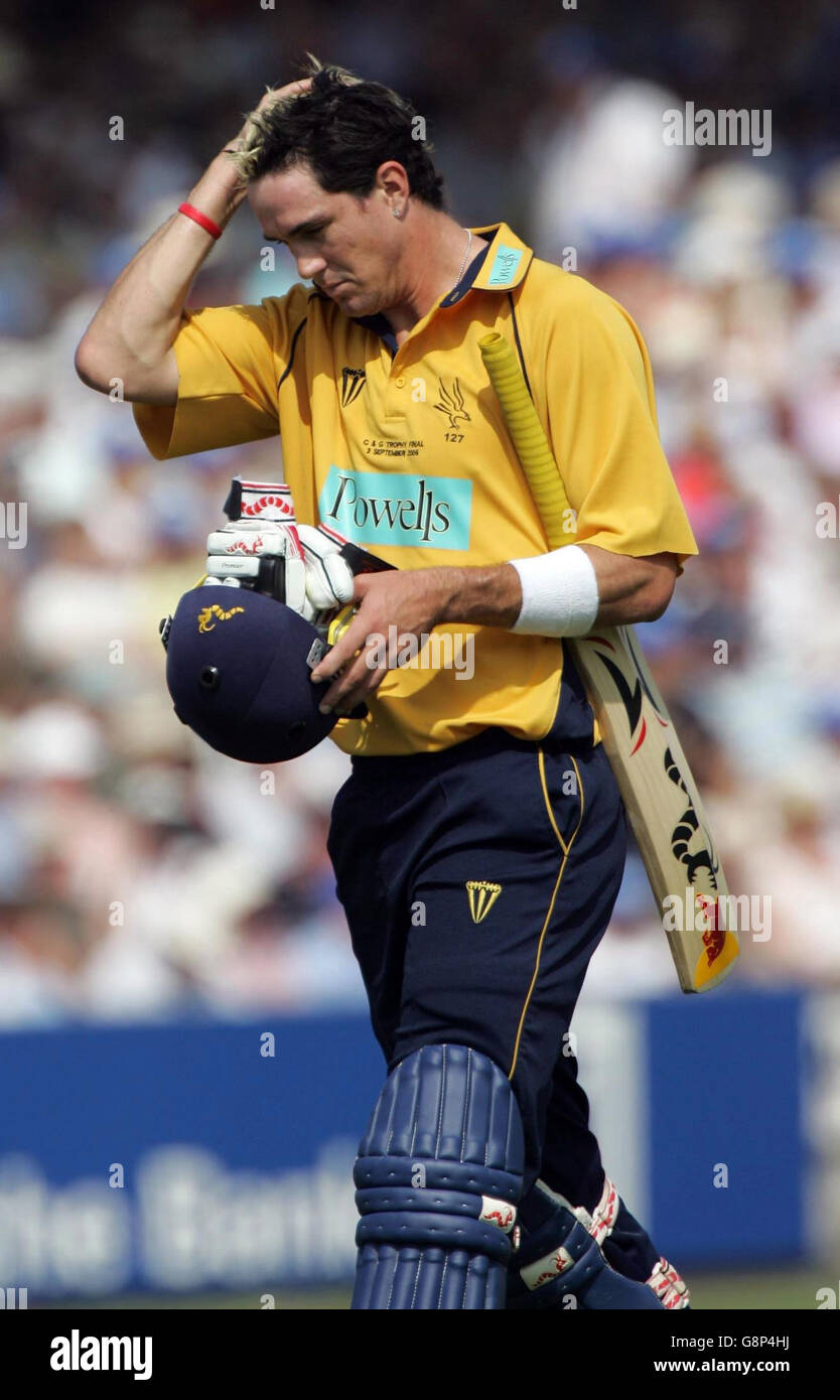 CRICKET C&G Final 8 Stock Photo - Alamy