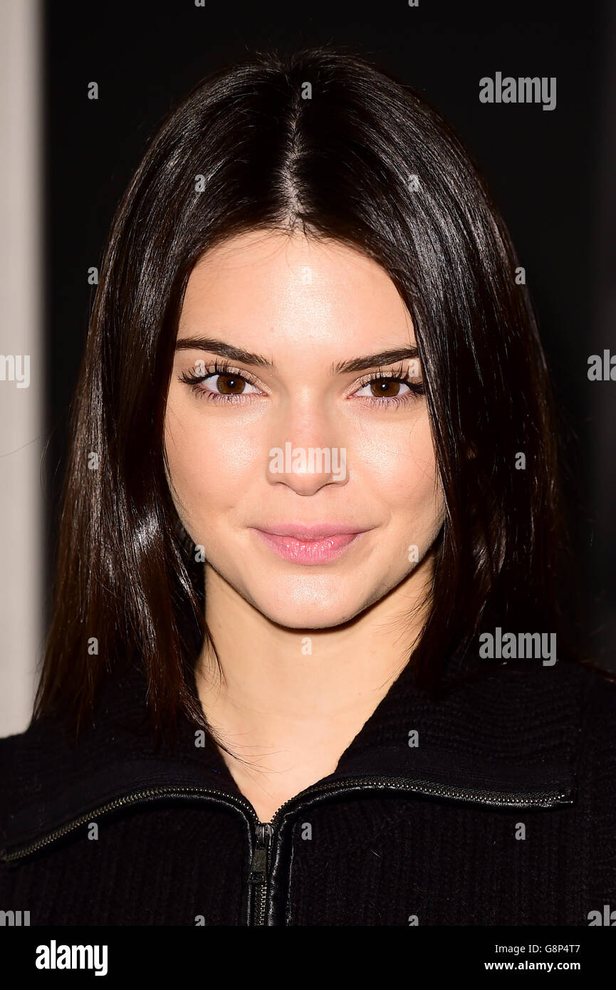 Kendall Jenner during a visit to Madame Tussauds London's new behind ...