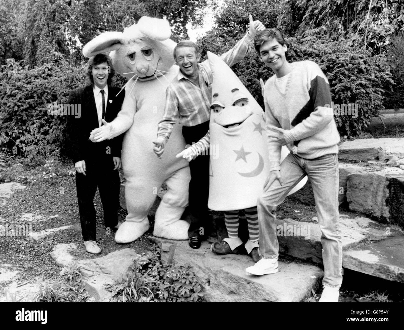 Stars of 'Children's BBC' (l-r) Peter Duncan, who returns to Blue Peter ...
