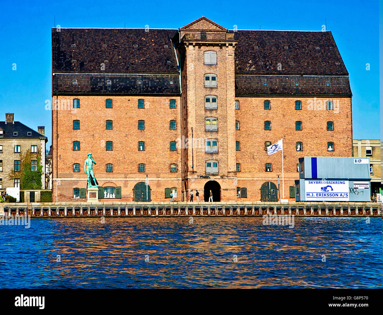 Copenhagen, Denmark - the Royal Cast Collection with a bronze copy of ...