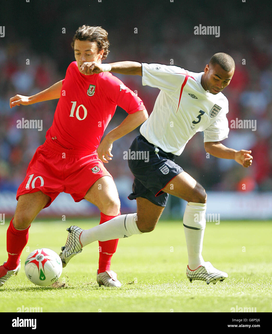 Soccer fifa world cup 2006 qualifier group six england wales hi-res ...