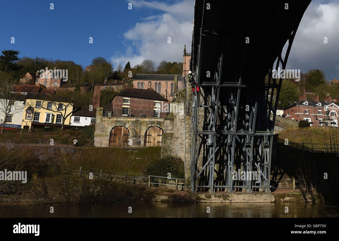 Iron bridge conservation project hi-res stock photography and images ...