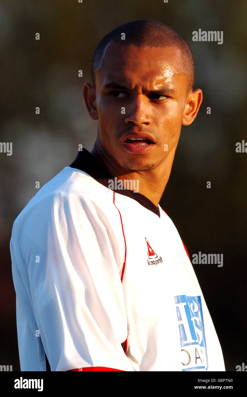 Soccer - Friendly - Worksop Town v Sheffield United - Sandy Lane. Danny ...