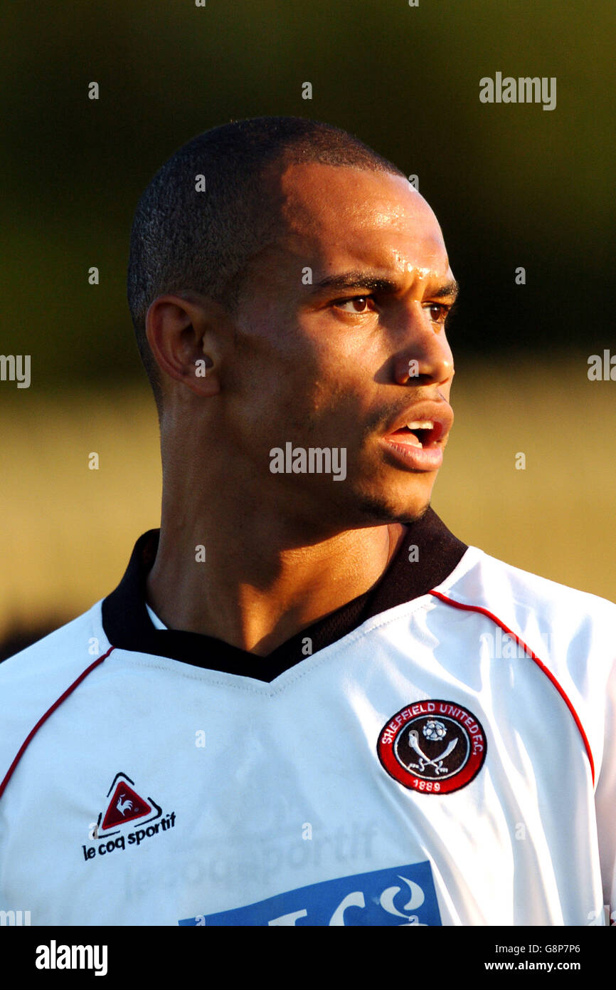 Soccer friendly worksop town sheffield hi-res stock photography and ...