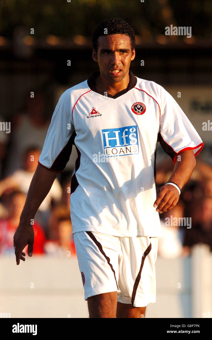 Soccer friendly worksop town sheffield hi-res stock photography and ...