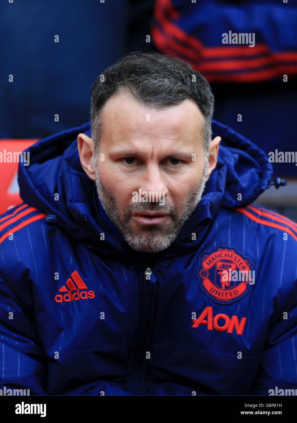 Old trafford manchester united assistant manager ryan giggs hi-res ...