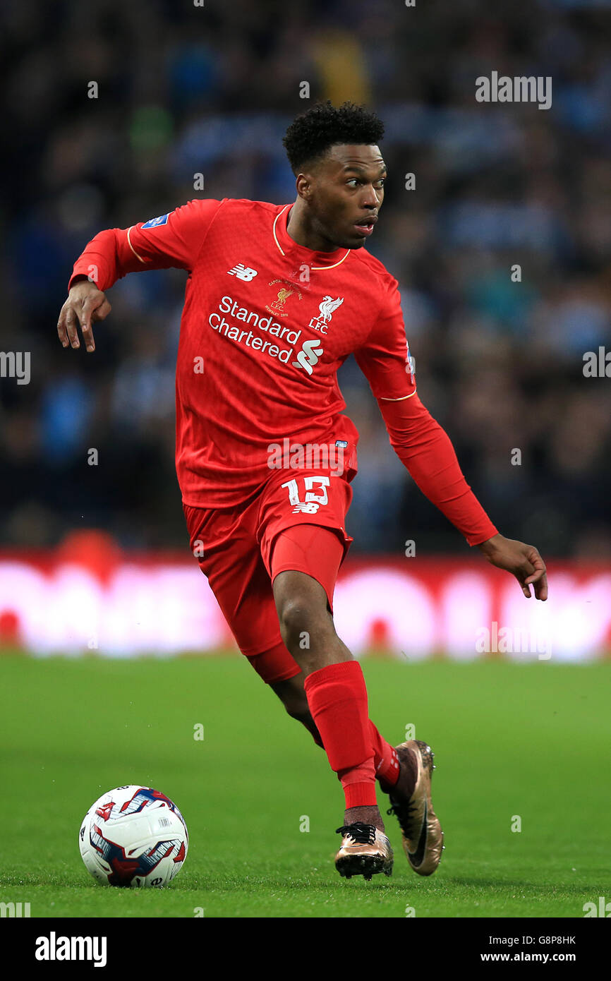 Liverpools daniel sturridge in action hi-res stock photography and ...