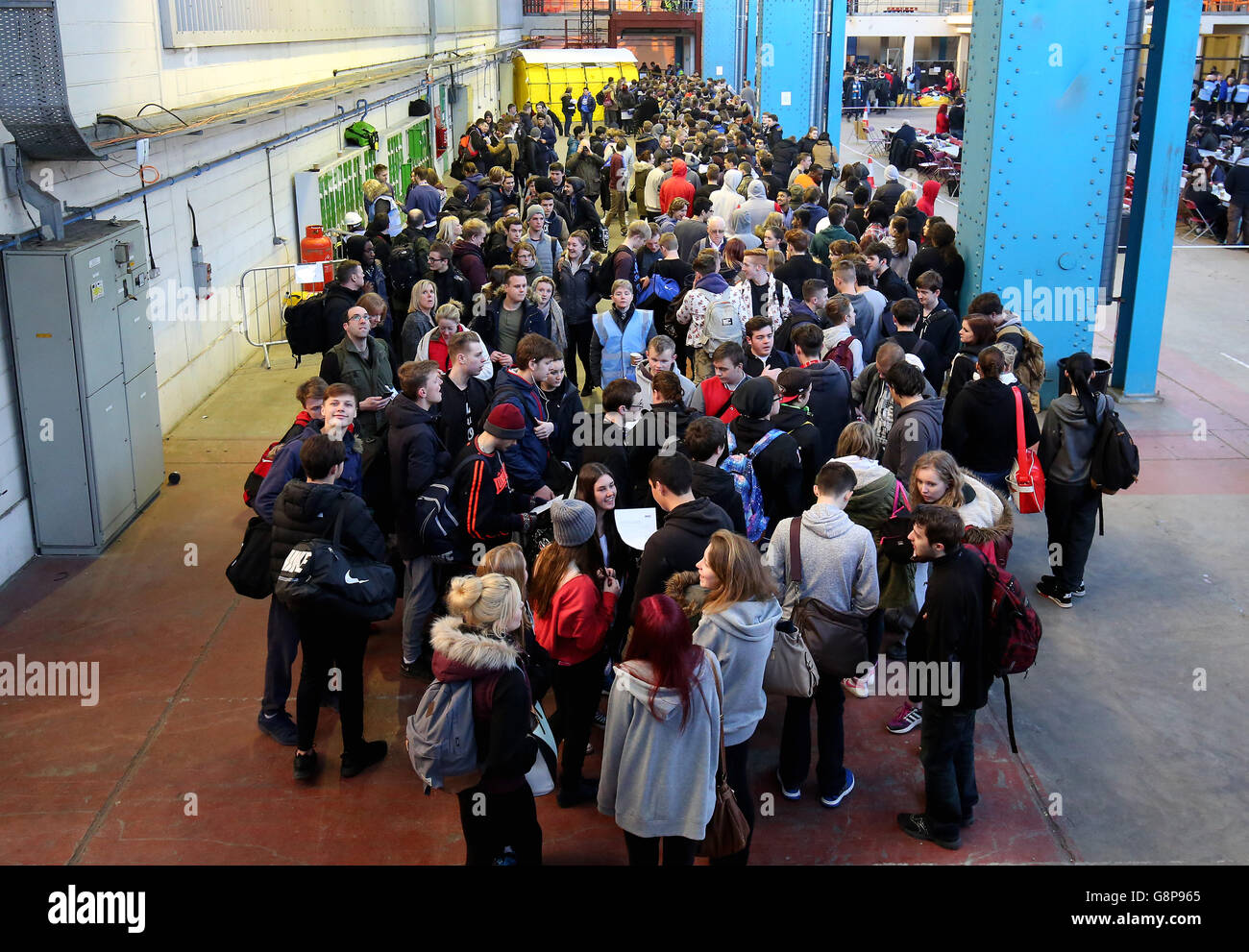 Volunteers play the role of disaster victims during Exercise Unified ...