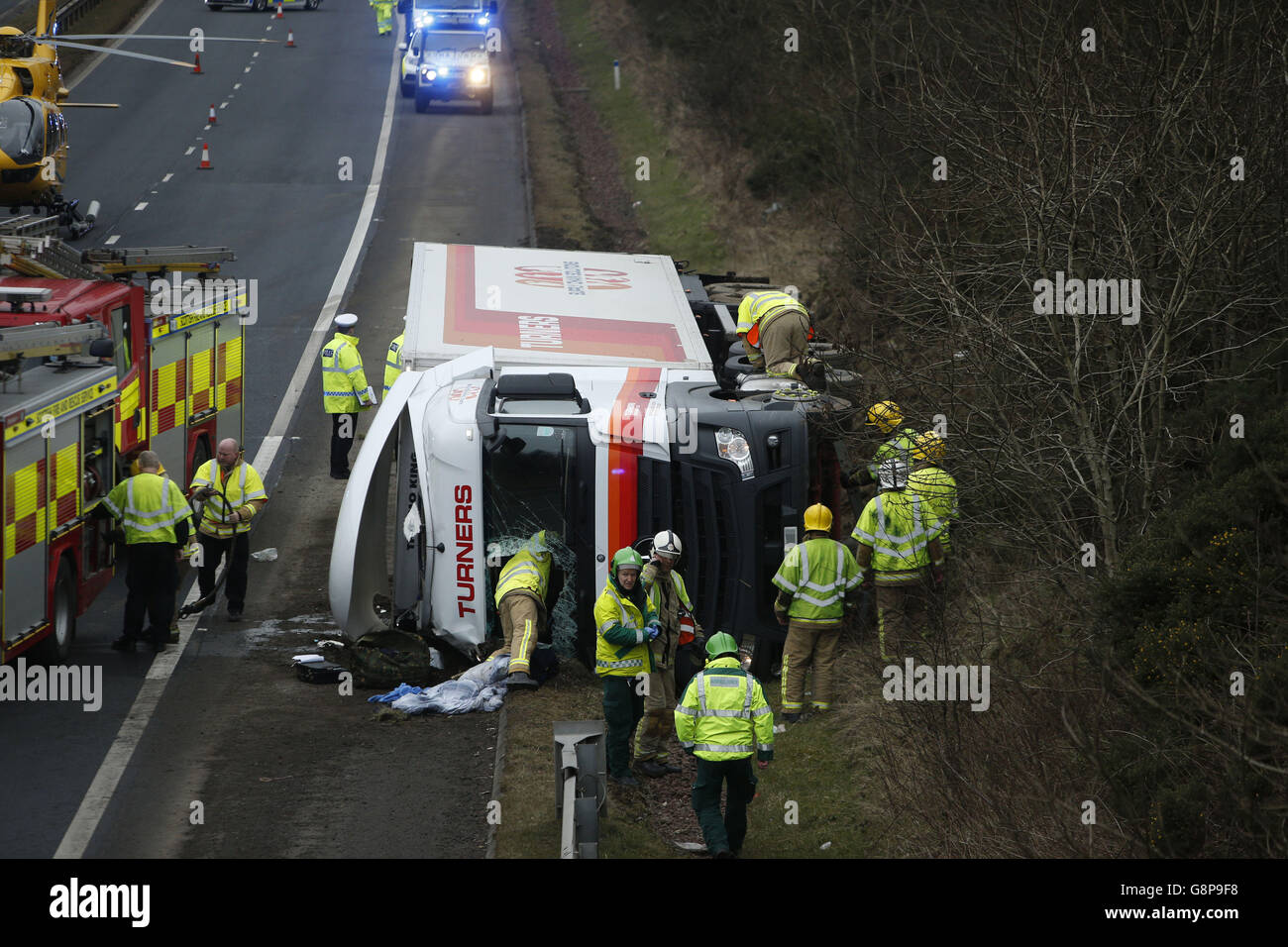 M74 crash hi-res stock photography and images - Alamy