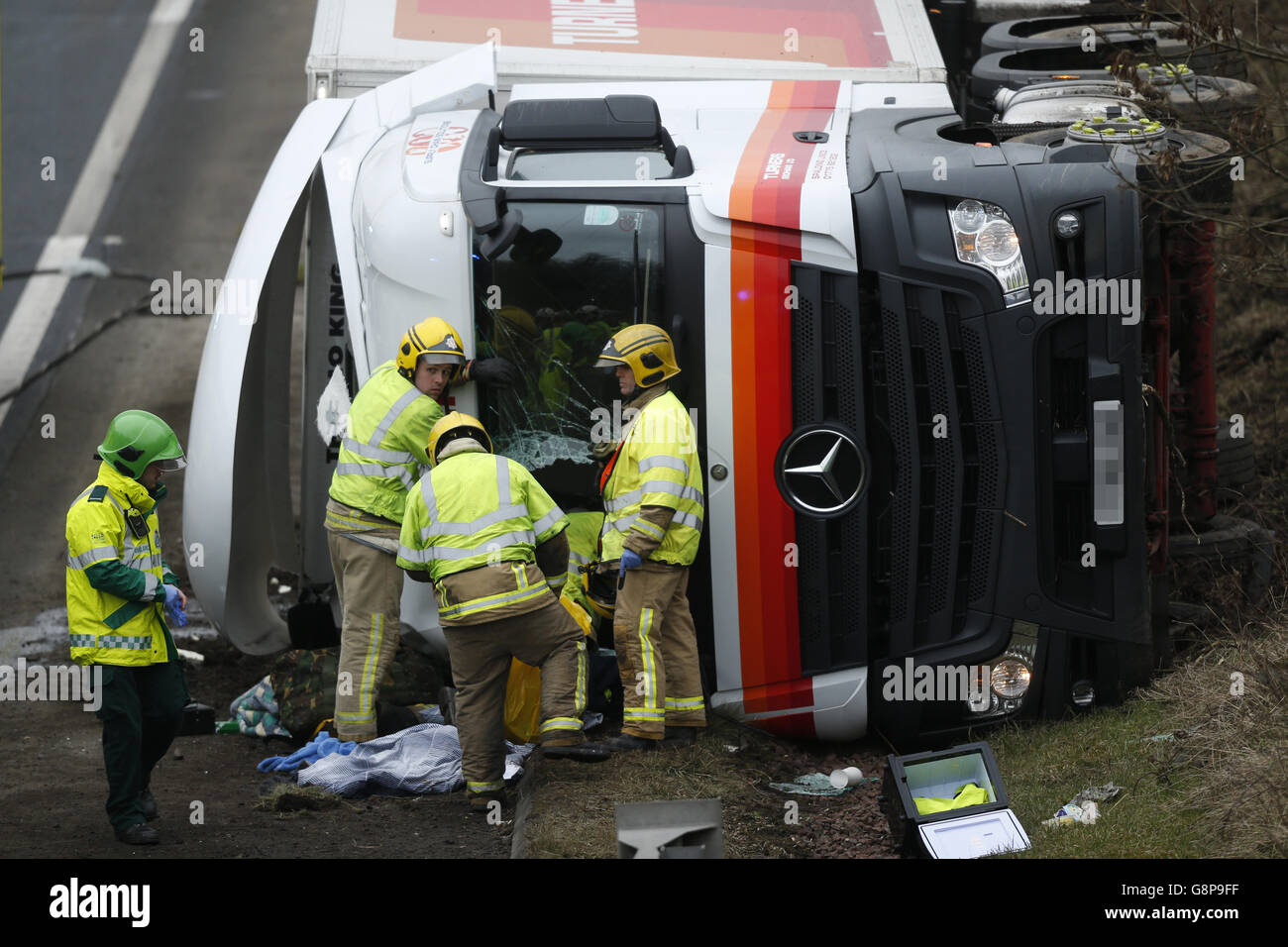 M74 crash hi-res stock photography and images - Alamy