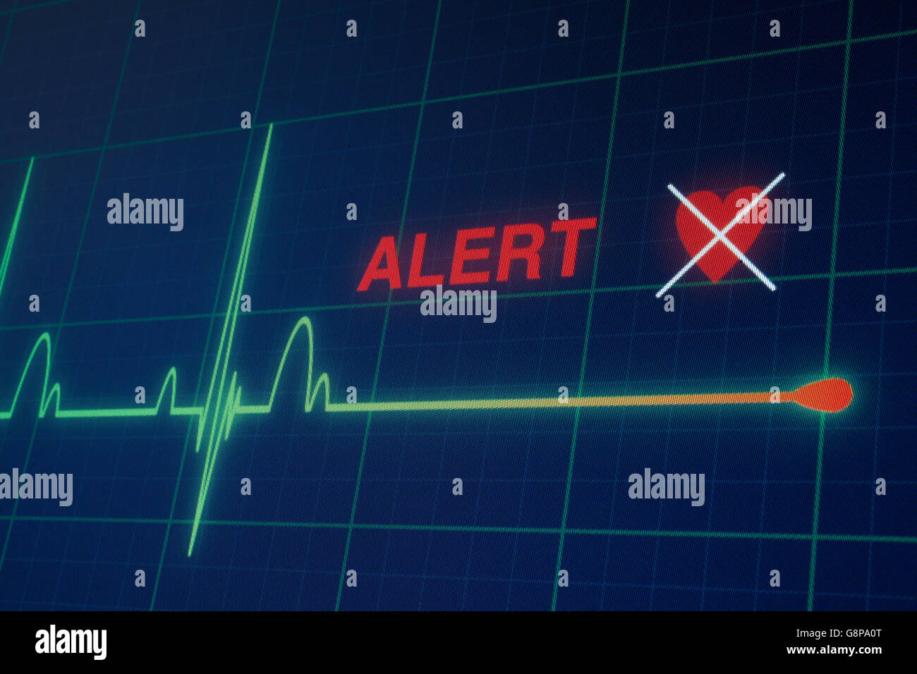 Flat line vital signs hi-res stock photography and images - Alamy