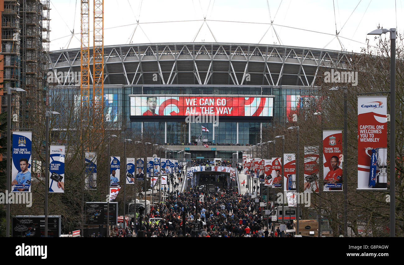 Wembley way advert hi-res stock photography and images - Alamy