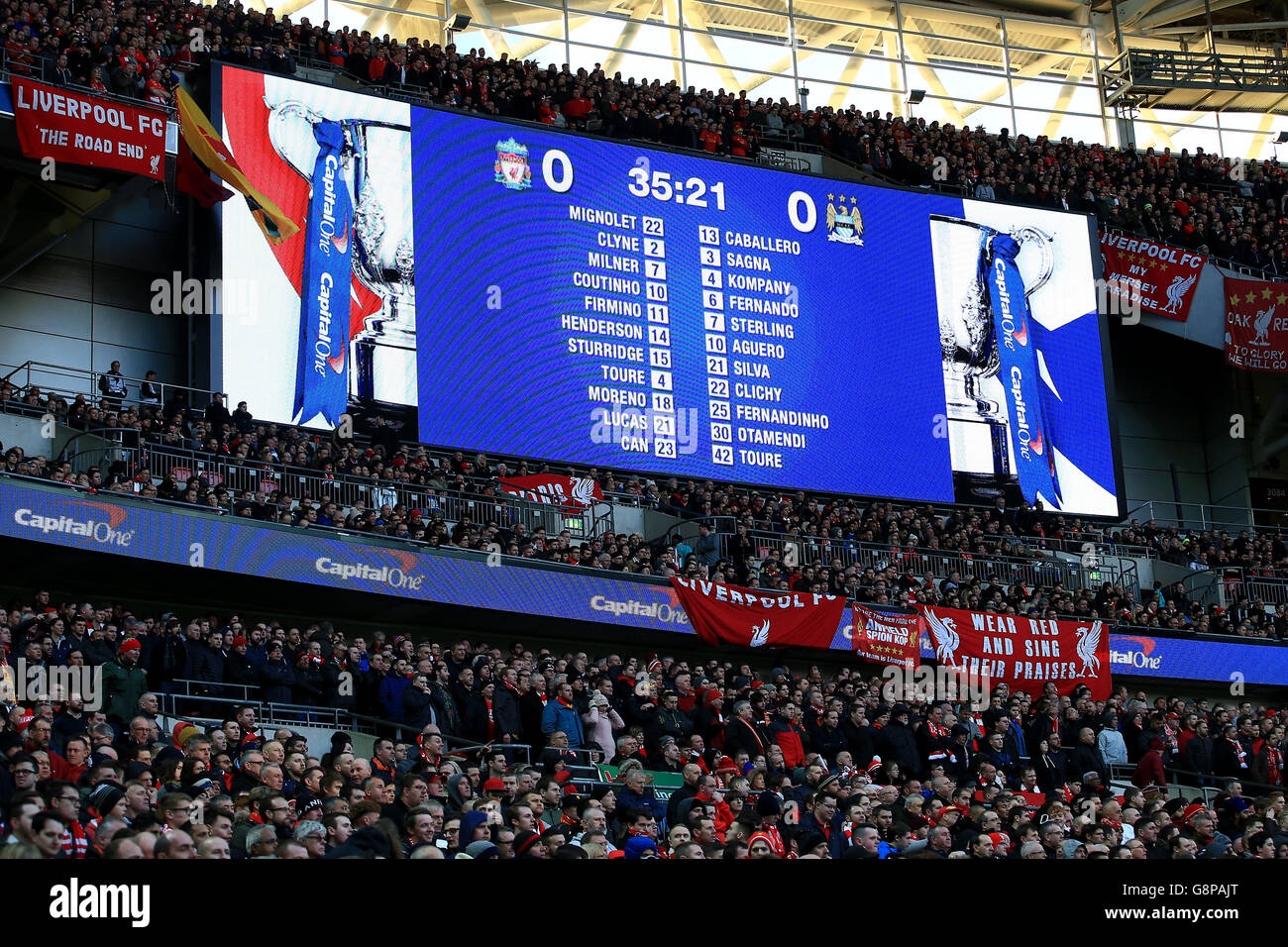 Liverpool v Manchester City - Capital One Cup - Final - Wembley Stadium ...