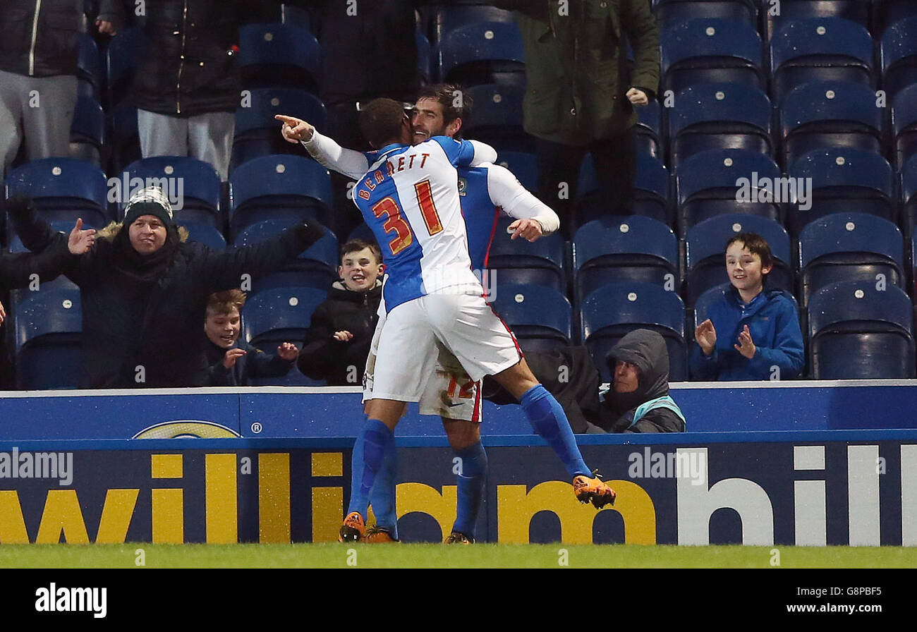 Blackburn rovers danny graham celebrates scoring hi-res stock ...