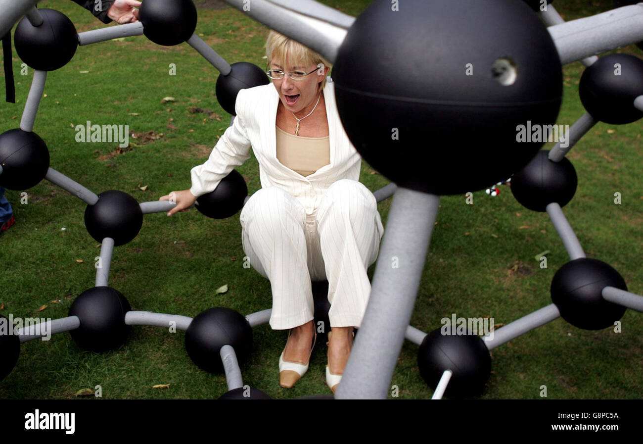 Ireland's Minister for Education and Science Mary Hanafin takes a ...