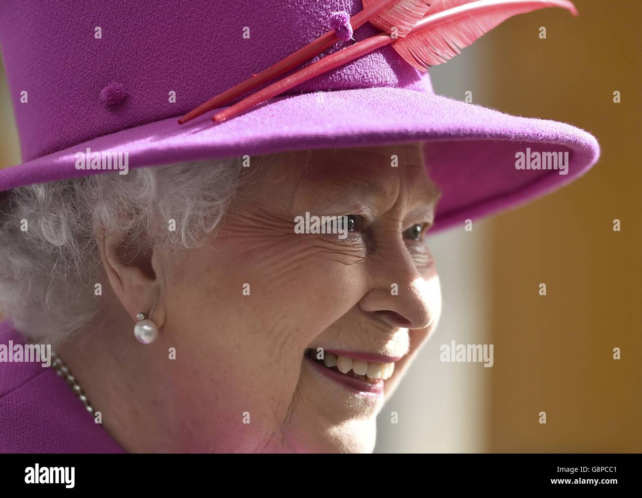 Royal visit to Lister Community School Stock Photo - Alamy