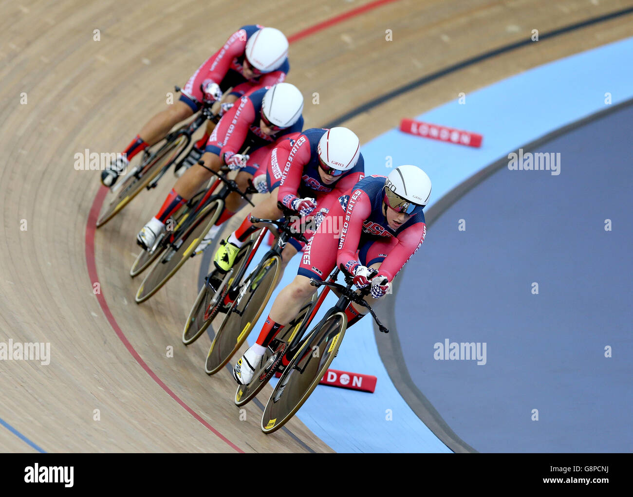 USA's (right-left) Kelly Catlin, Jennifer Valente, Sarah Hammer and ...