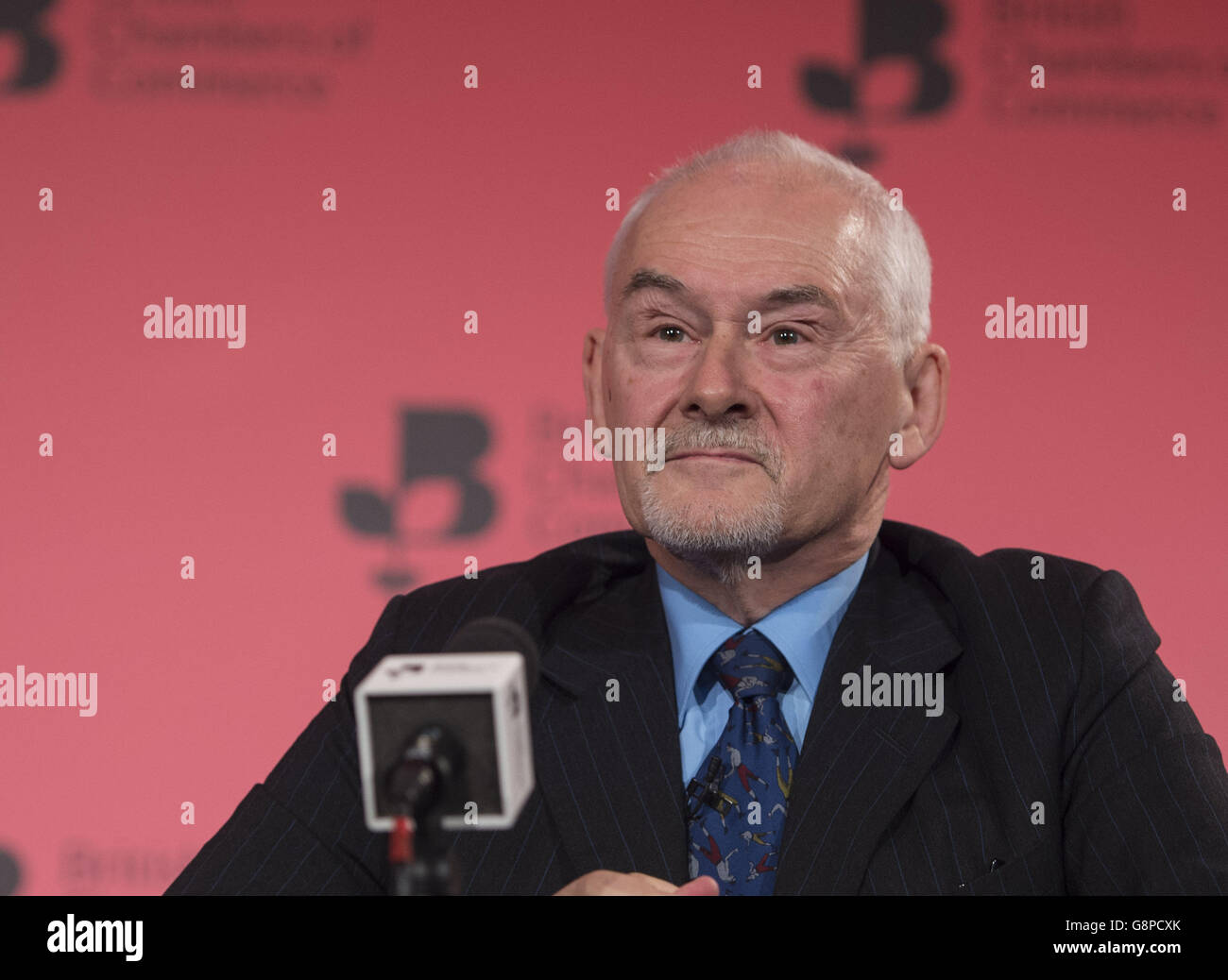 Jon Moynihan speaking during the 2016 British Chambers of Commerce's ...