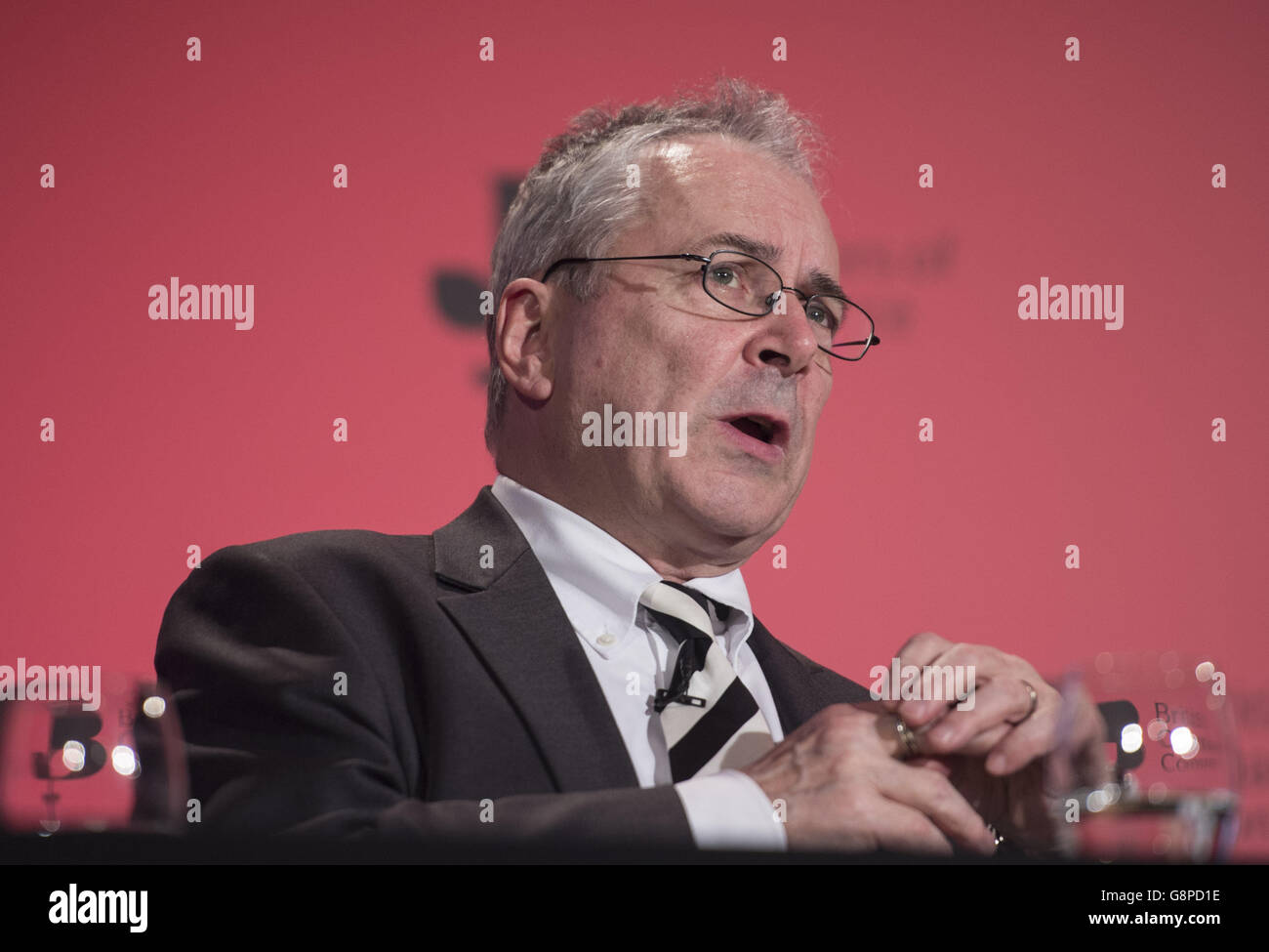 Sir Peter Hendy speaking during the 2016 British Chambers of Commerce's ...