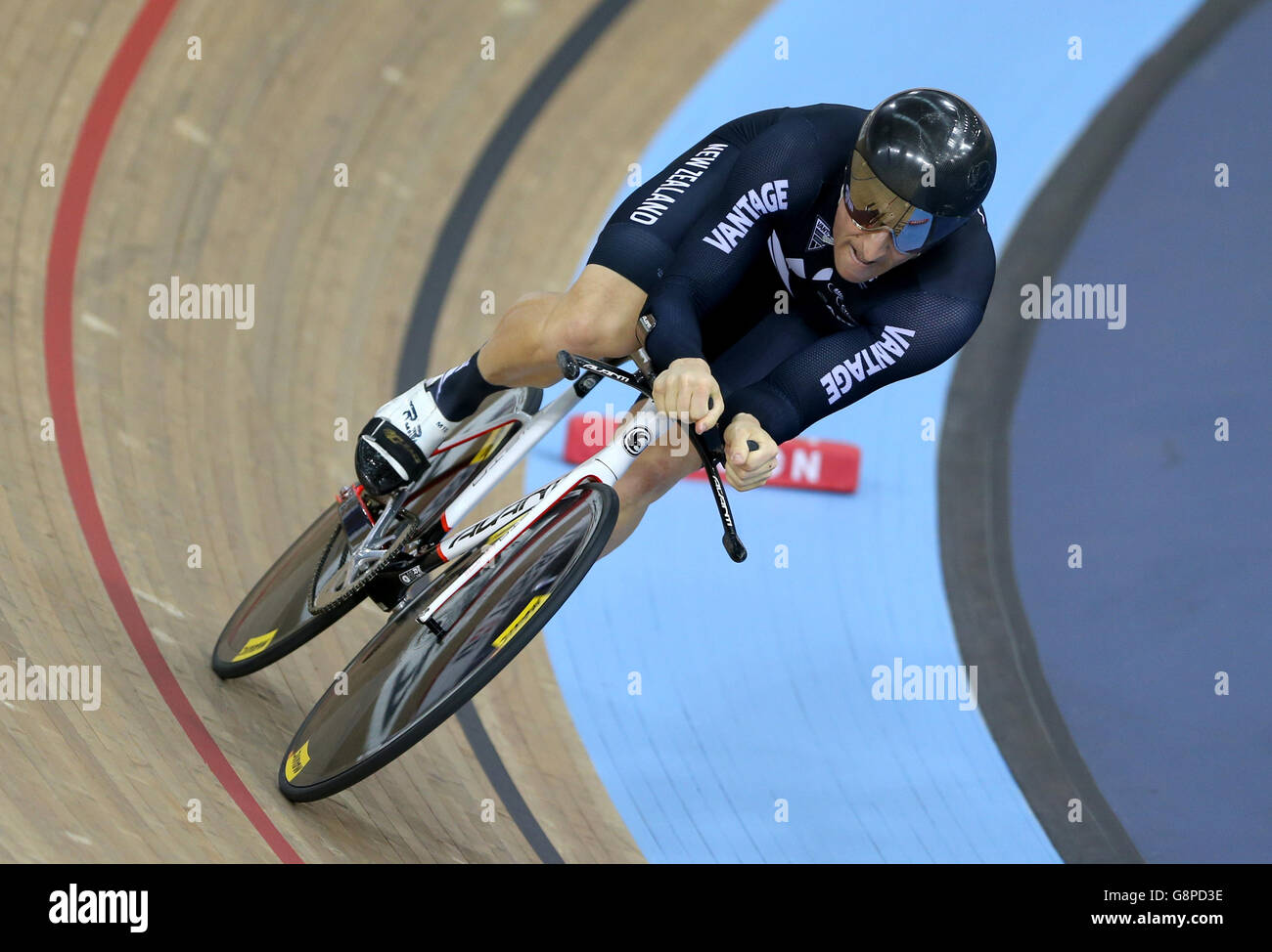New Zealand's Matthew Archibald competes in the Men's 1km Time Trial ...