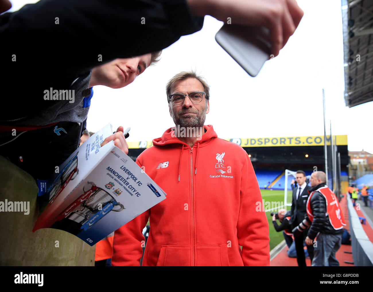 Fan liverpool manager jurgen hi-res stock photography and images - Alamy
