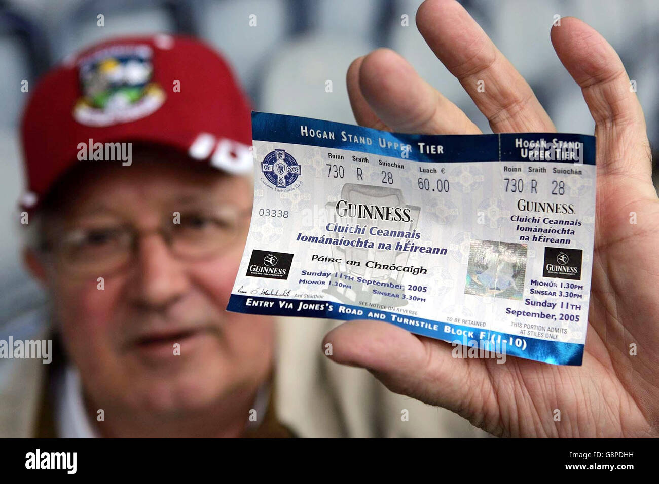 Sean Keary, a native of Killimer, Co.Galway in the Cusack stand, Croke ...