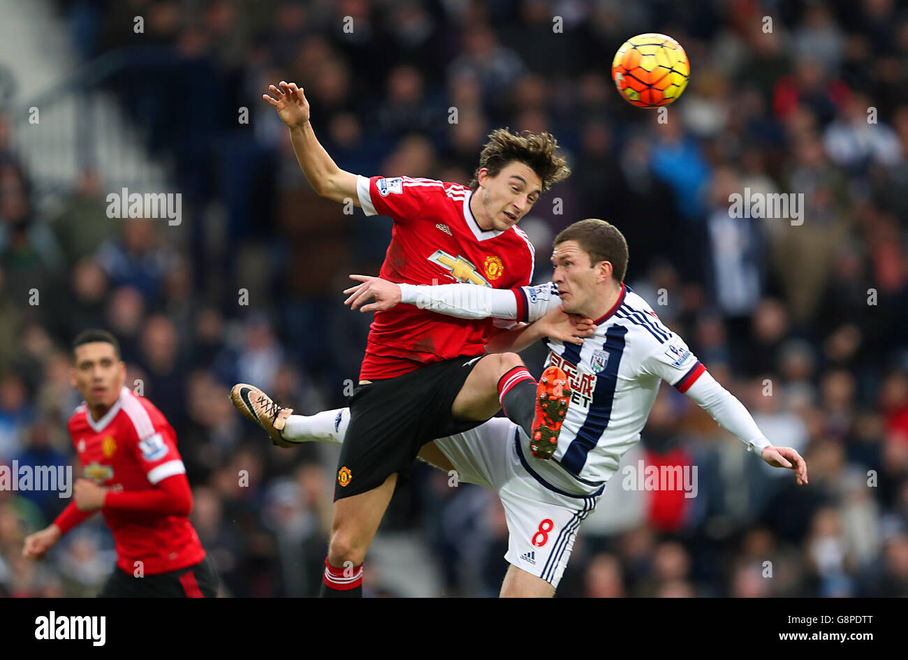 Manchester united battle in mid air hi-res stock photography and images ...