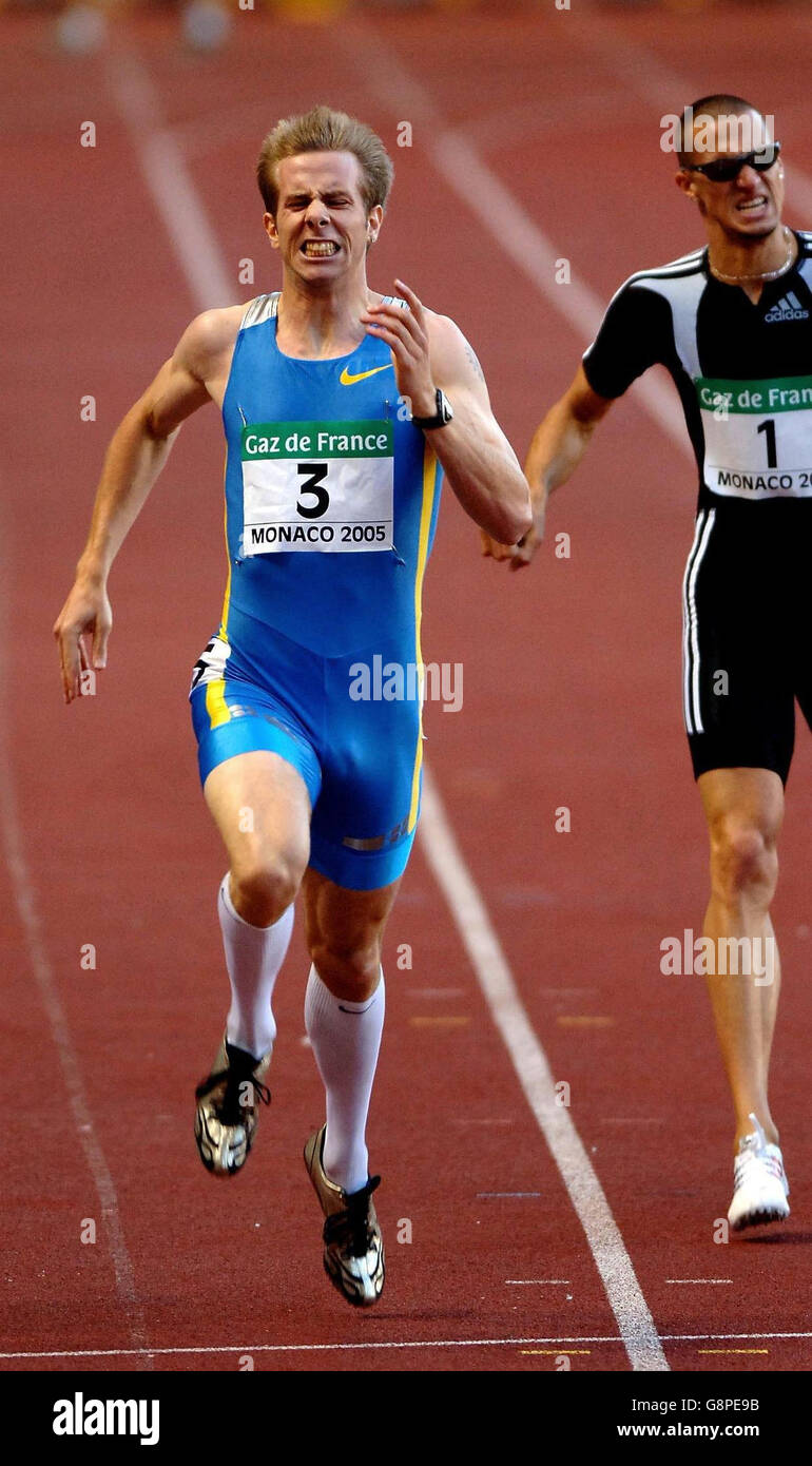 Great Britain's Tim Benjamin runs a personal best as he finishes second ...