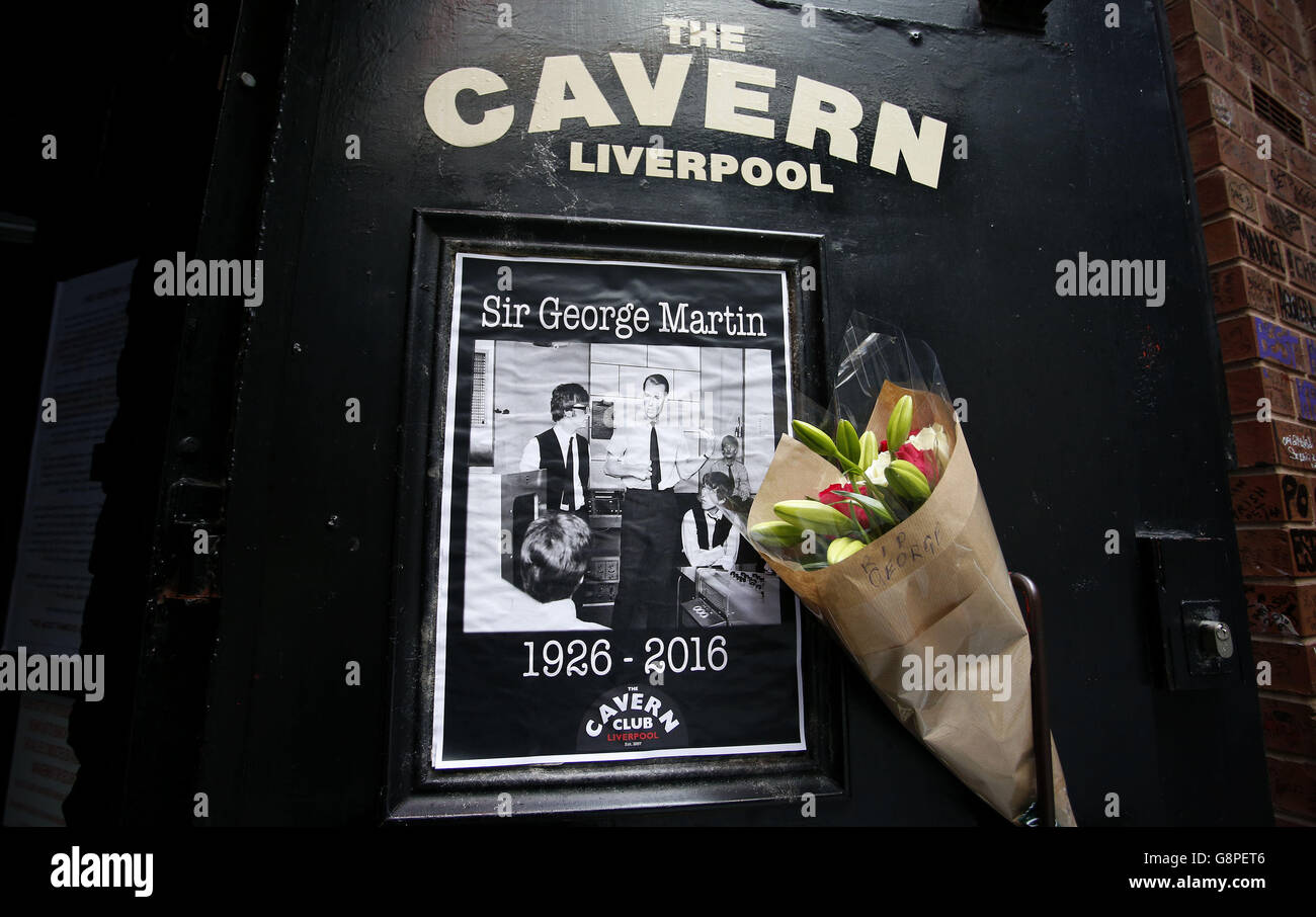 George Martin death Stock Photo - Alamy