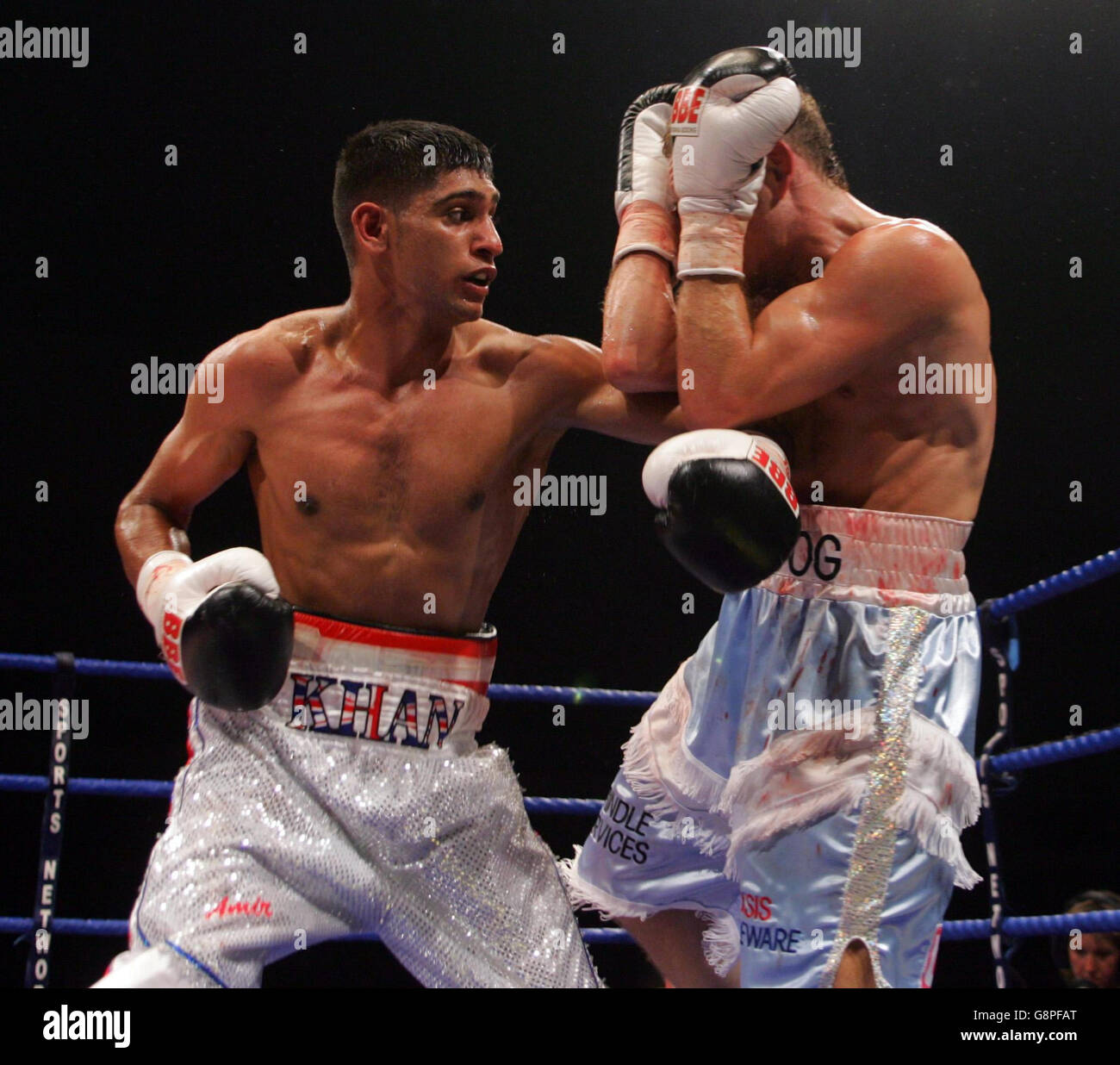 BOXING Khan 4 Stock Photo - Alamy