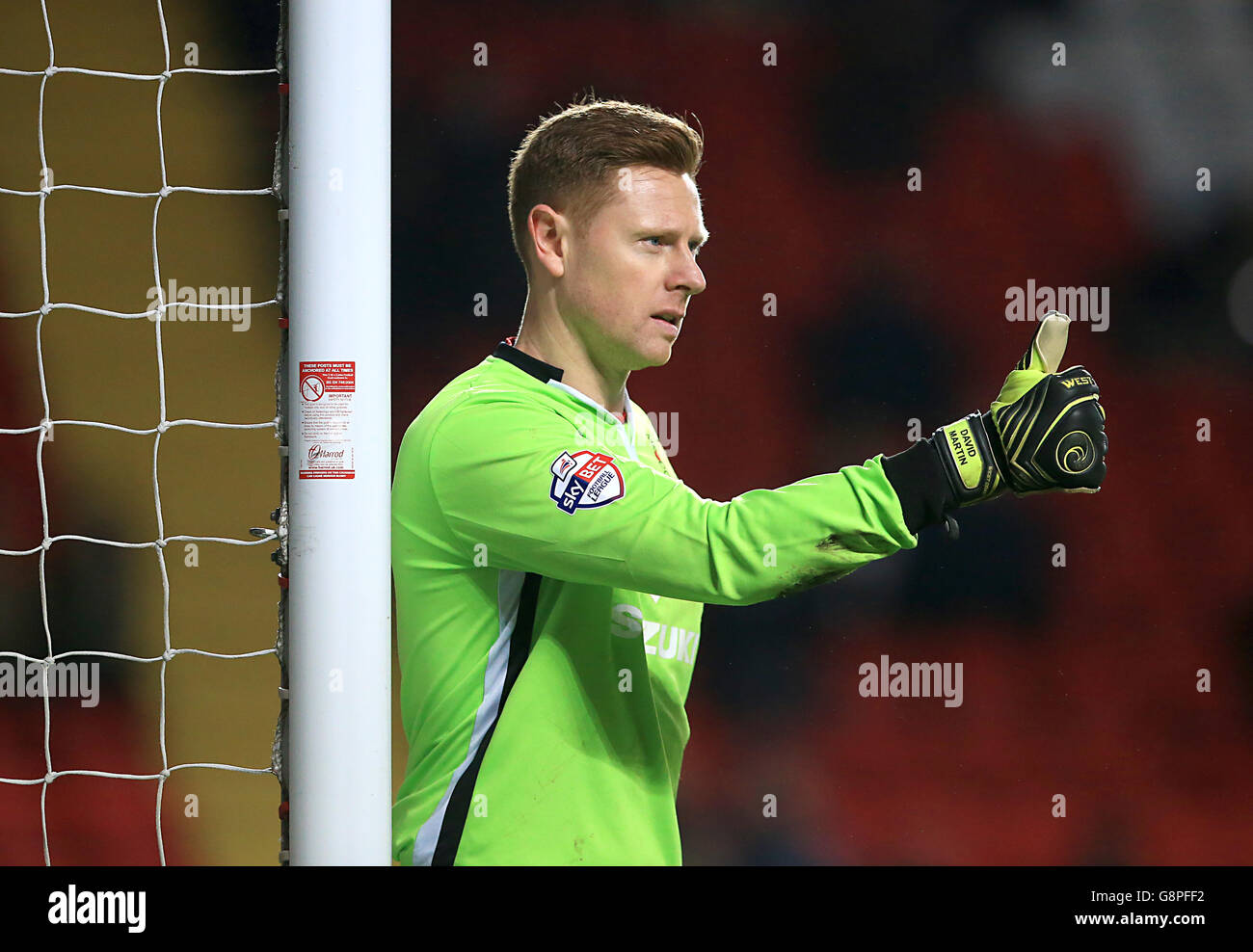 Milton keynes goalkeeper david martin High Resolution Stock Photography ...