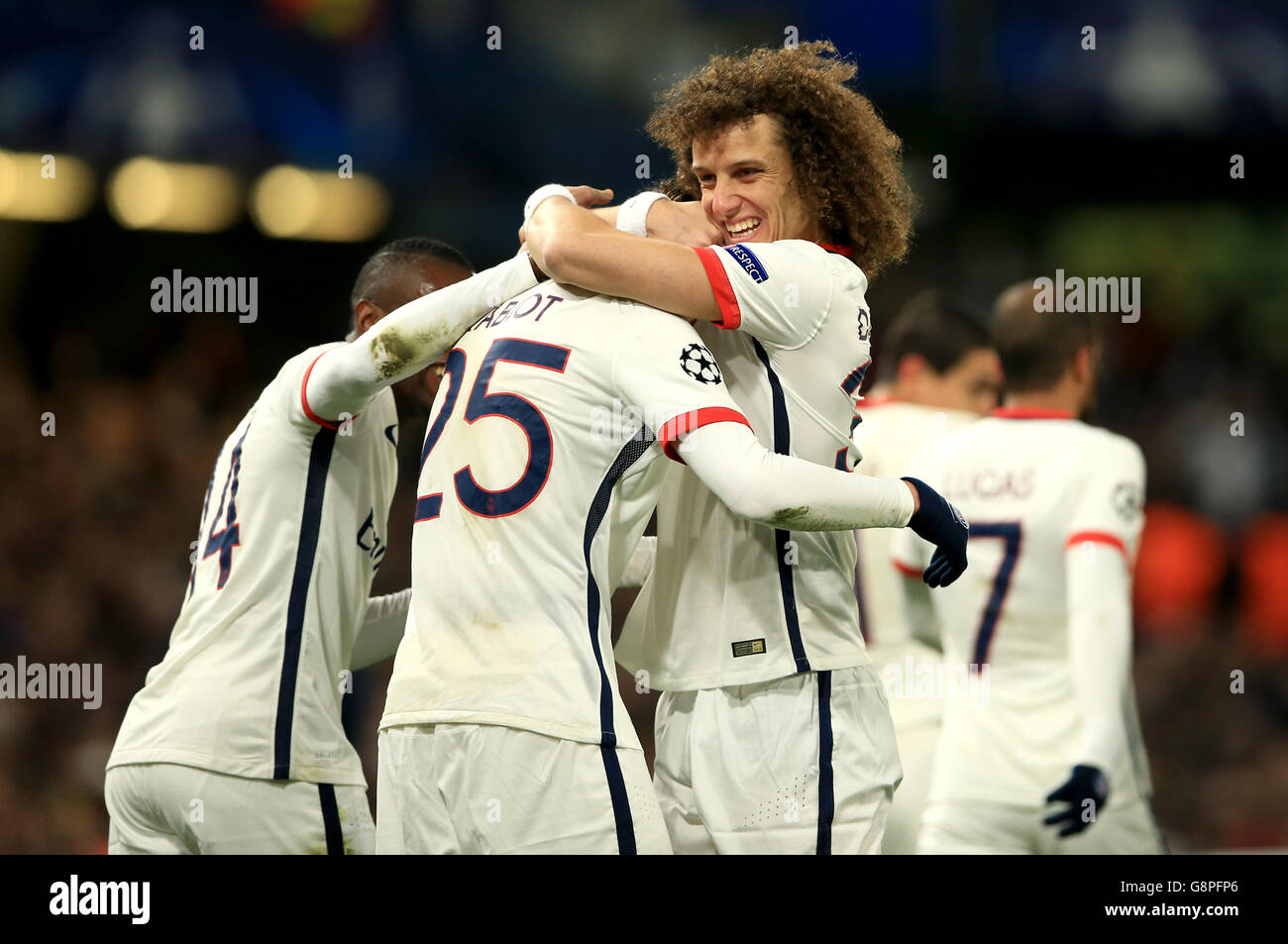 Paris Saint Germains Adrien Rabiot 25 Celebrates Scoring His Sides