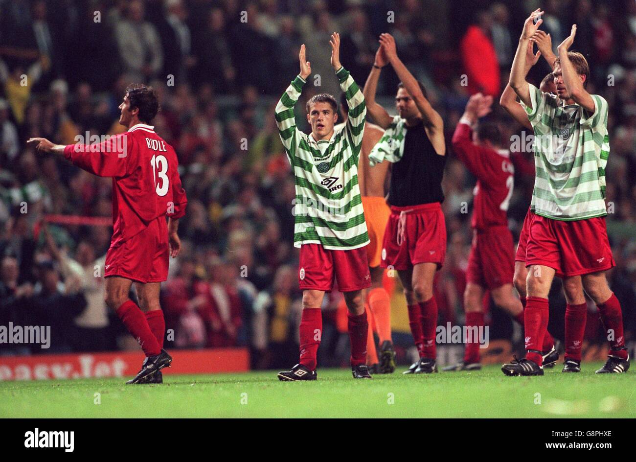 Liverpools karl heinz riedle second right hi-res stock photography and ...